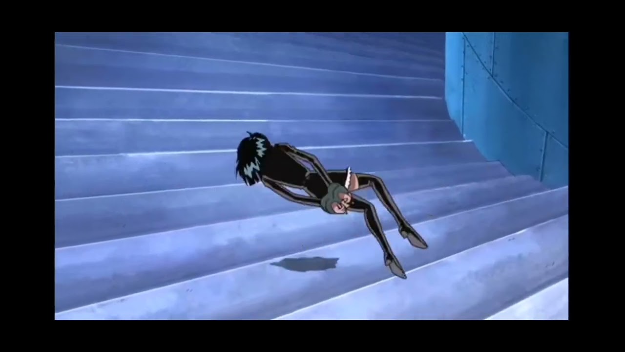 Nico Robin falls down the stairs - YouTube
