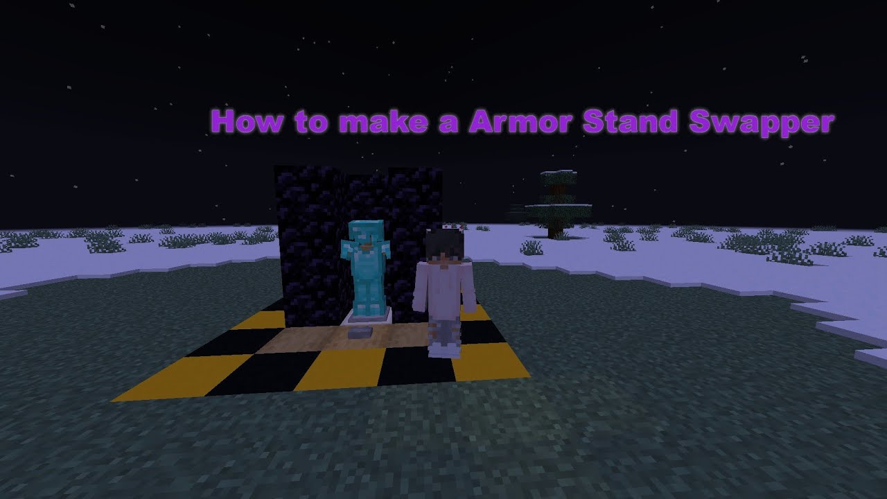 How to make a Armor Stand Swapper - YouTube