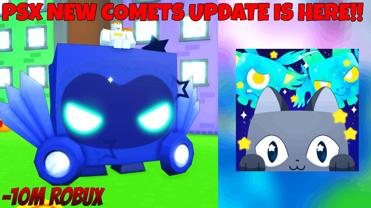 PET SIM X NEW COMETS UPDATE IS HERE!! #petsimx #russoplays #biggames ...