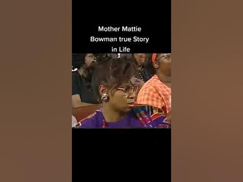 Mother Mattie Bowman true story in life Vickie Winans - YouTube
