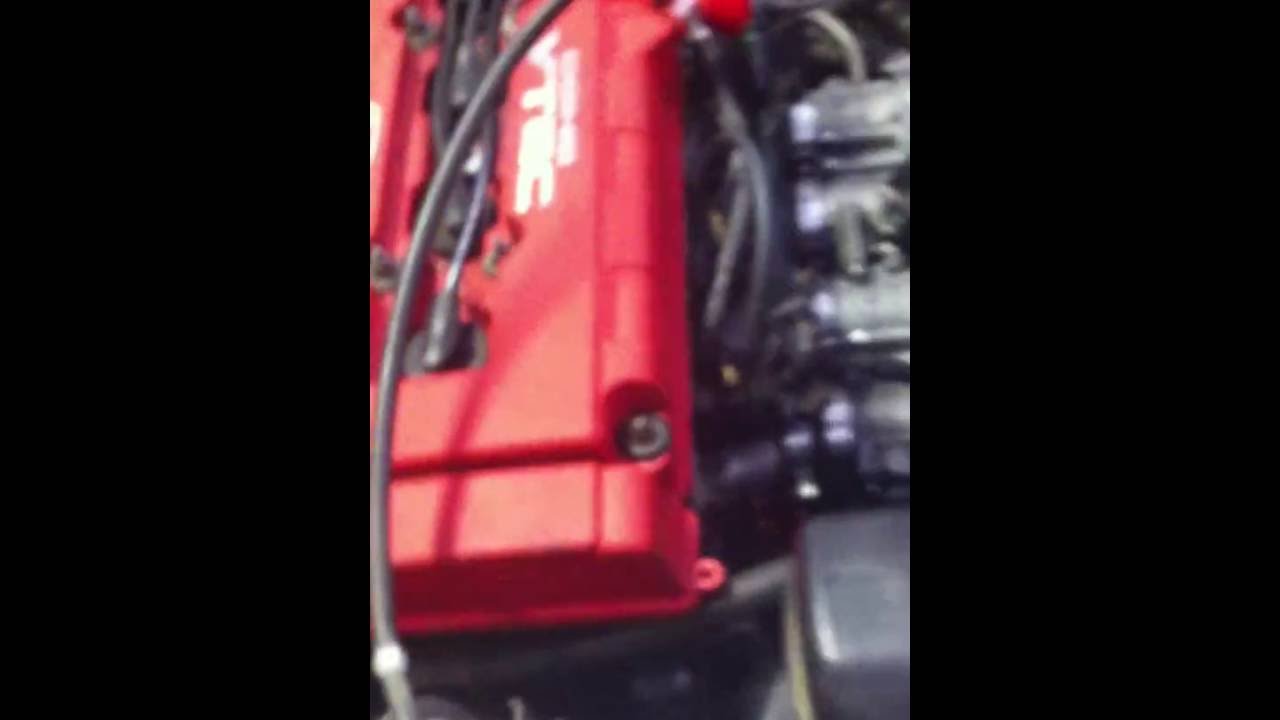 Honda Crv B20 Vtec First start with ITB - YouTube