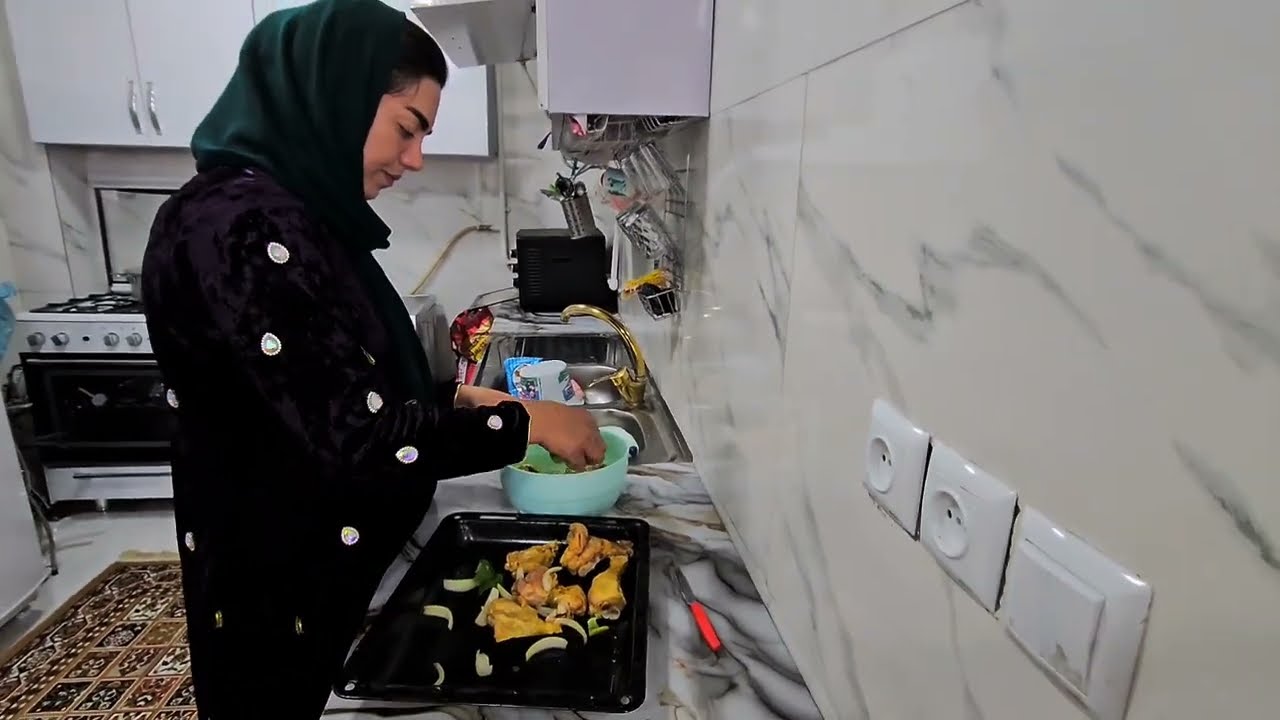 Rural lifestyle, cooking, effort in the hard life everyday - YouTube