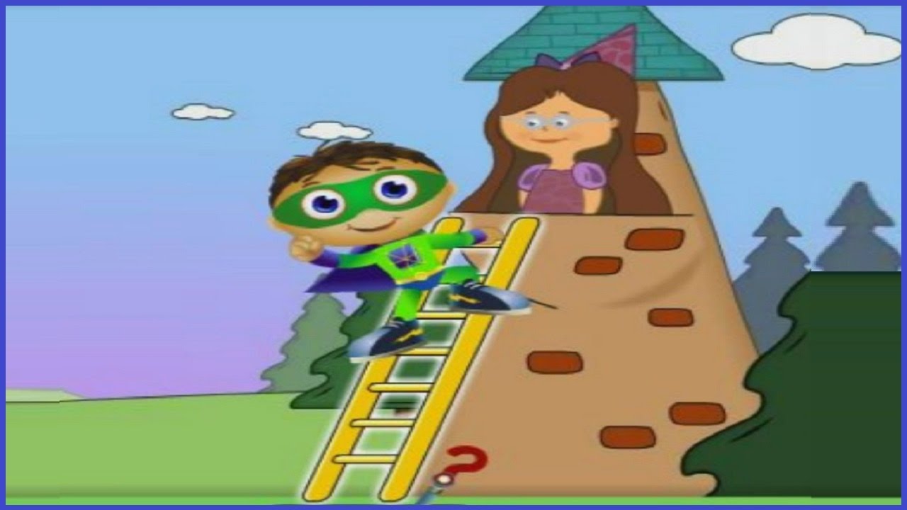 Super Why To The Rescue! Fun Game for Children HD Baby Video - YouTube