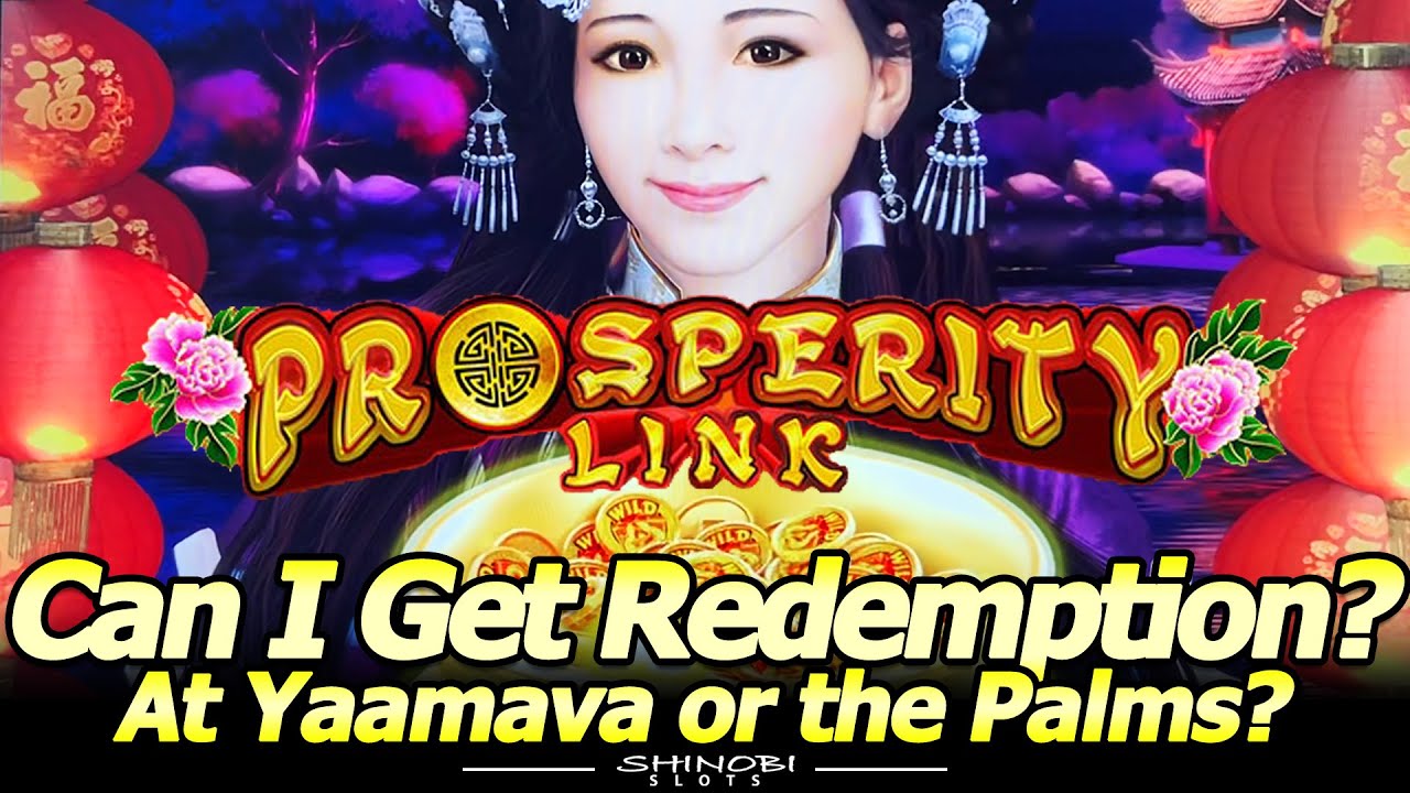 Prosperity Link Slot Machine - Can I Get Redemption!? Live Play and ...