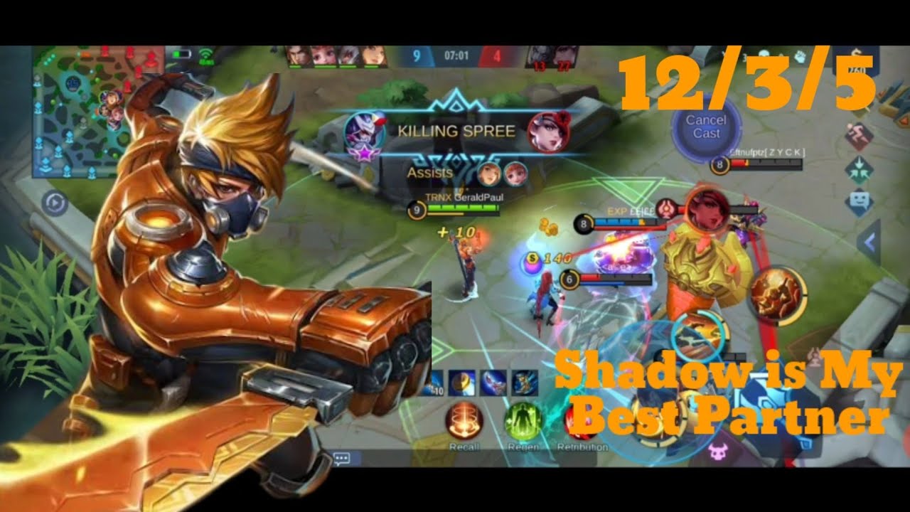 Aggressive Hayabusa Gameplay! Spacetime Shadow /mlbb/ - YouTube