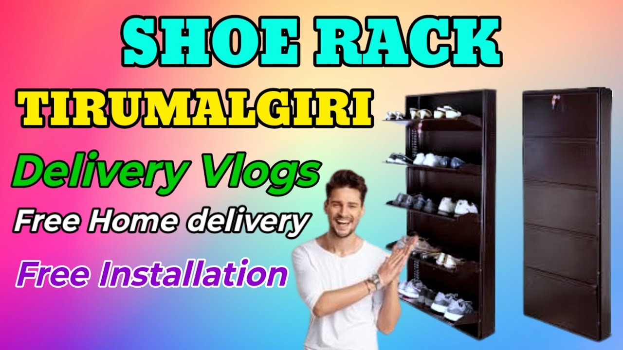 Metal Shoe Rack | Shoe Rack Wall Mounted | Chappal Stand - YouTube