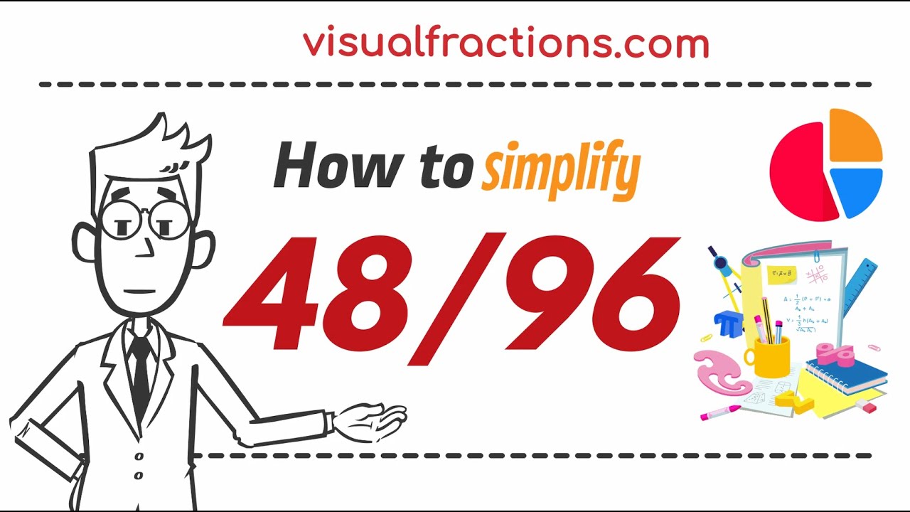 How To Simplify The Fraction 48 96 YouTube