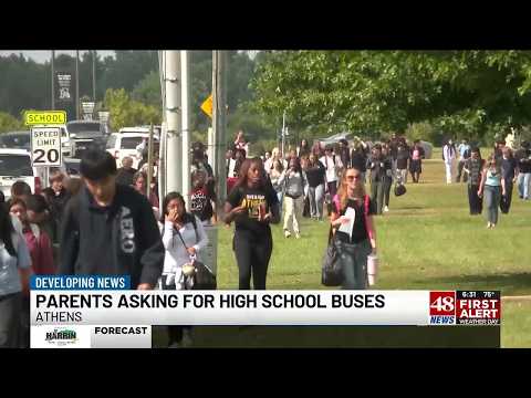 Athens parents petition for high school buses amid attendance and safety concerns