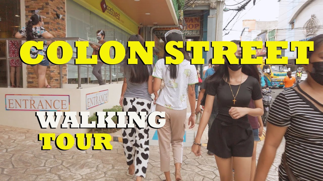 WALKING TOUR, COLON STREET, CEBU CITY, PHILIPPINES - YouTube