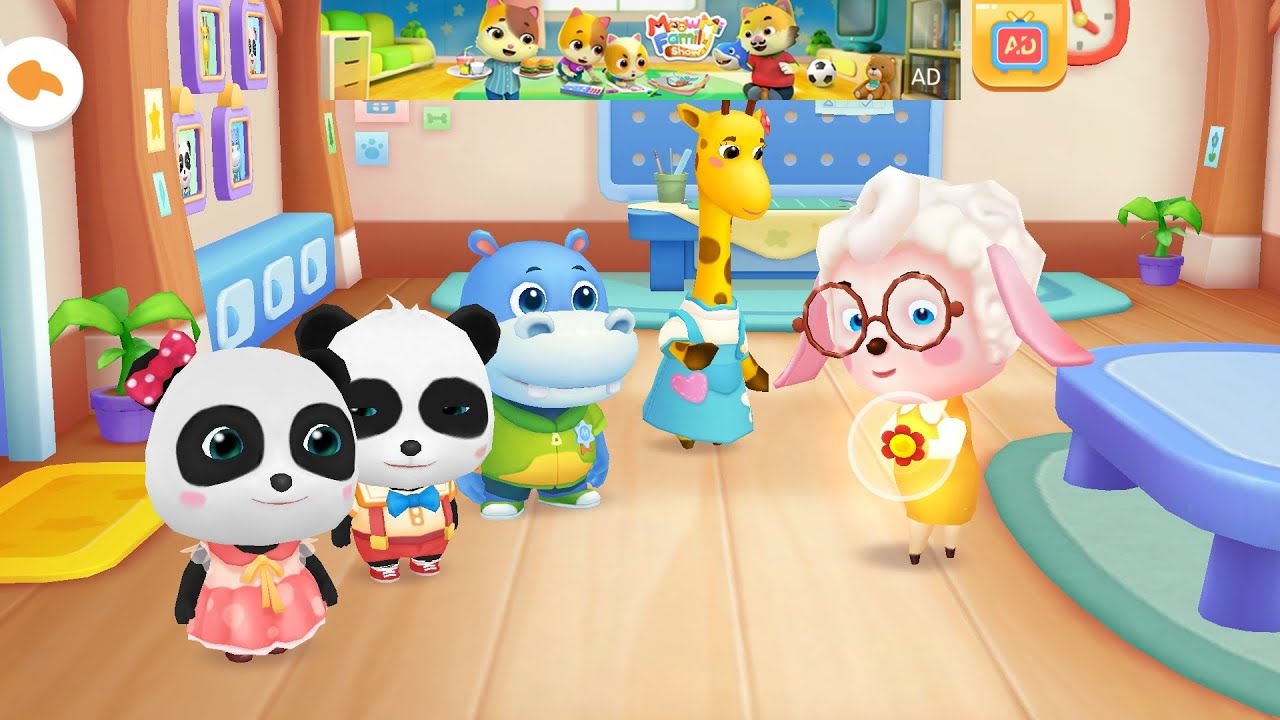 Baby School Bus | Little Panda School Bus | Go Shopping | Kids Cartoon ...