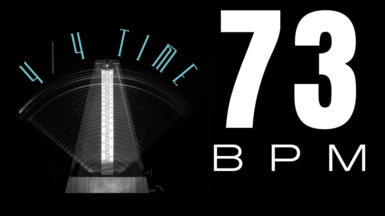 73 BPM - 4/4 Time - 5 Minutes - Metronome - Click - YouTube