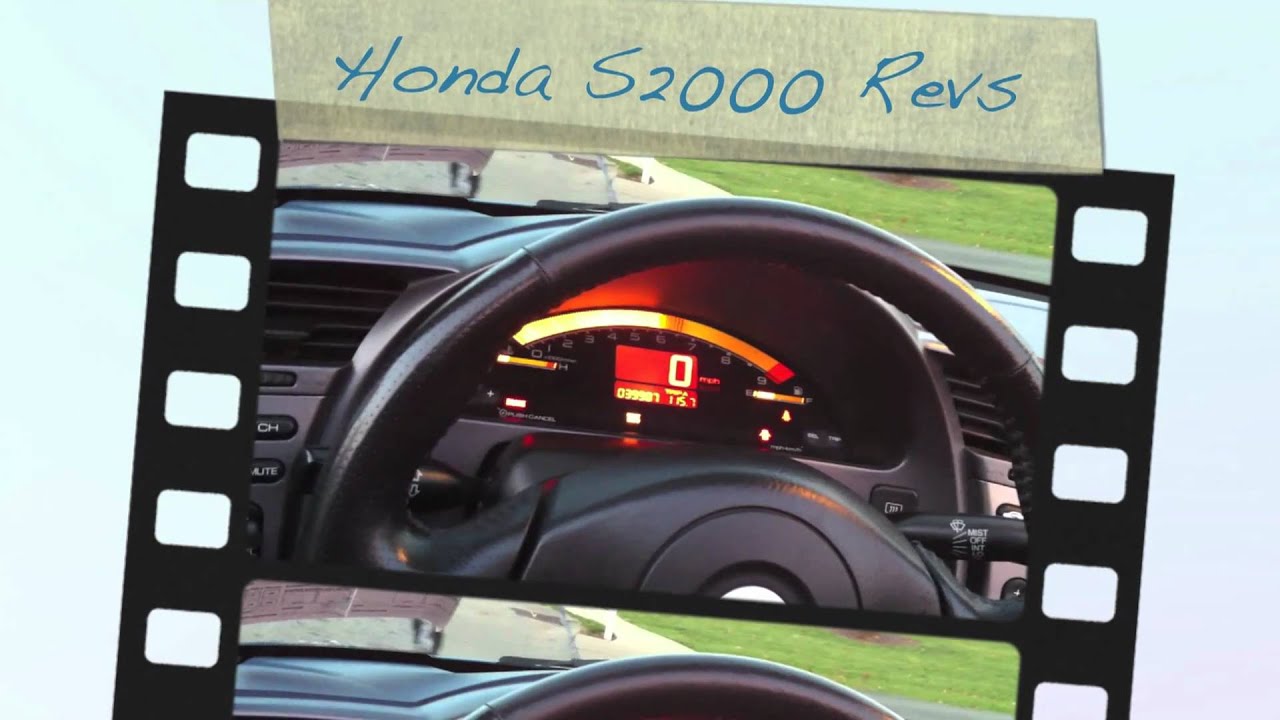 Honda S2000 Revs-Digital Dash View - YouTube