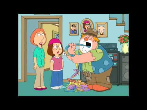 Family Guy Peter throws up a scarf - YouTube