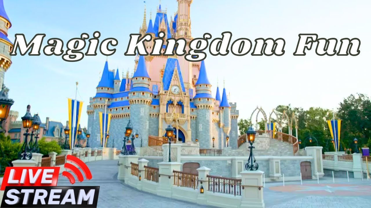 🔴 LIVE: Magic Kingdom Fun Saturday at Walt Disney World for Rides ...