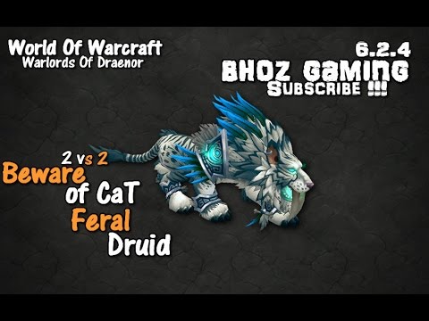 Bhoz Gaming - 2vs2 Beware of Cat - WoW 6.2.4 Feral Druid PvP