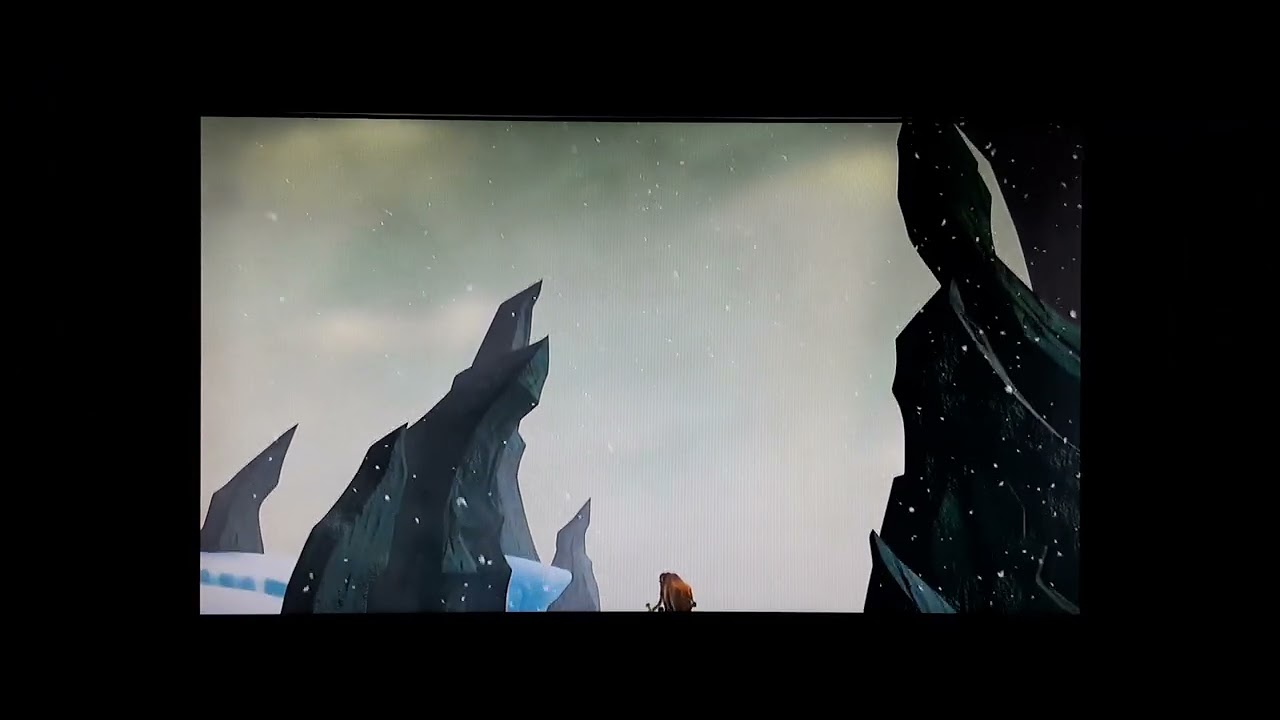 Ice Age (2002) Manfred, Sid, and Roshan out of Half Peak (20th ...