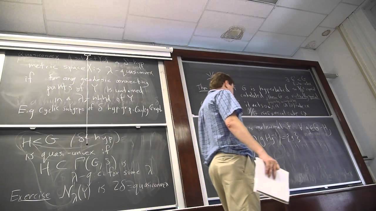 GTiNY2013 Video Series 9/20: Ian Agol (3rd day, 1st Talk on Wednesday 8 ...