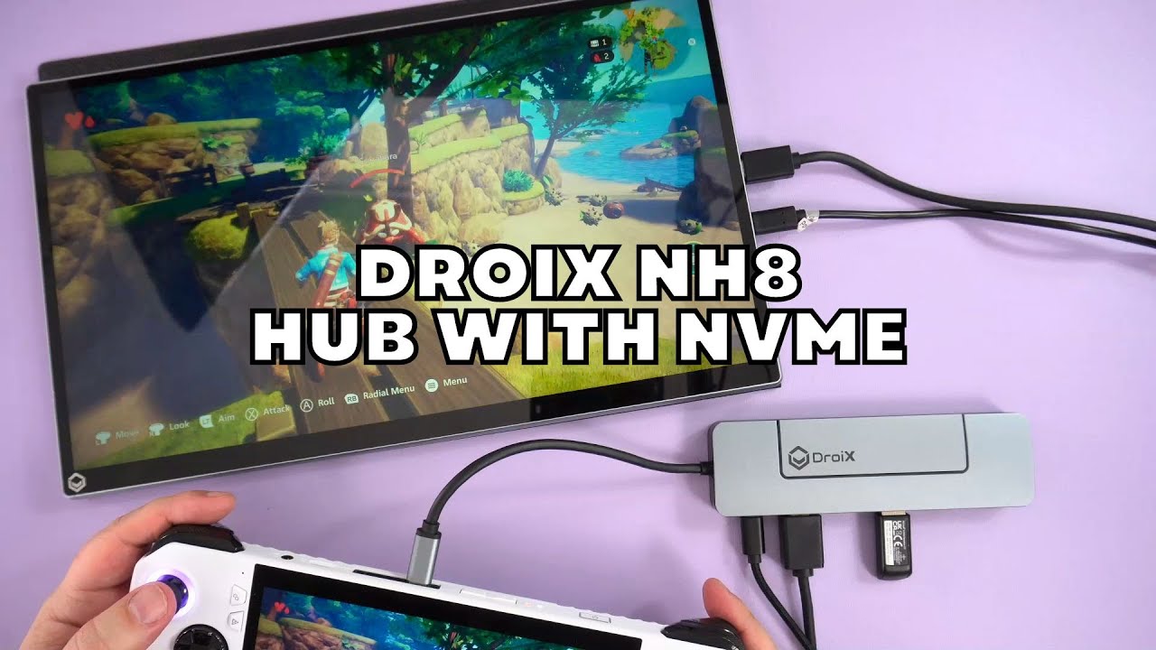 Expand your connectivity and productivity with the DroiX NH8 hub with ...
