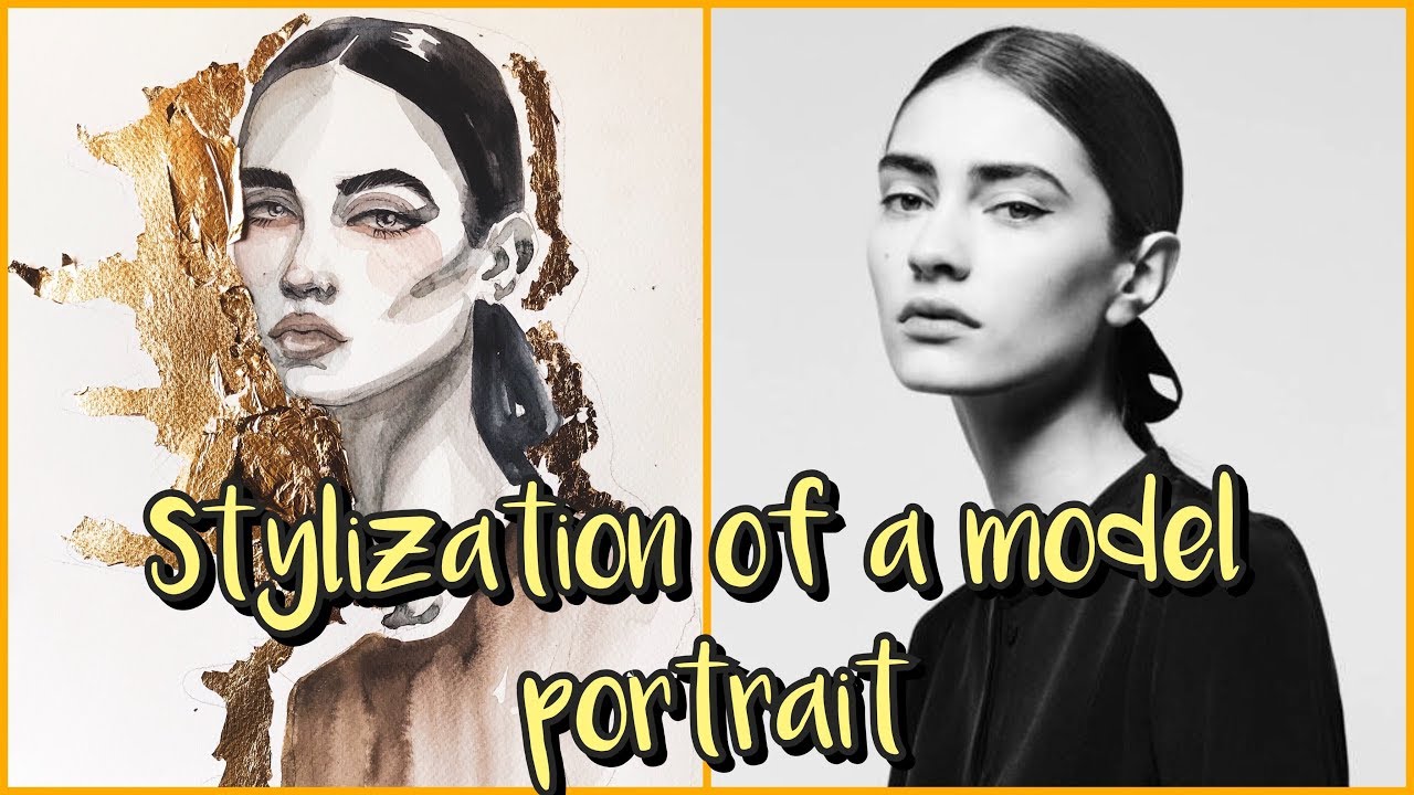 PORTRAIT ILLUSTRATION | STYLIZATION 💥 - YouTube