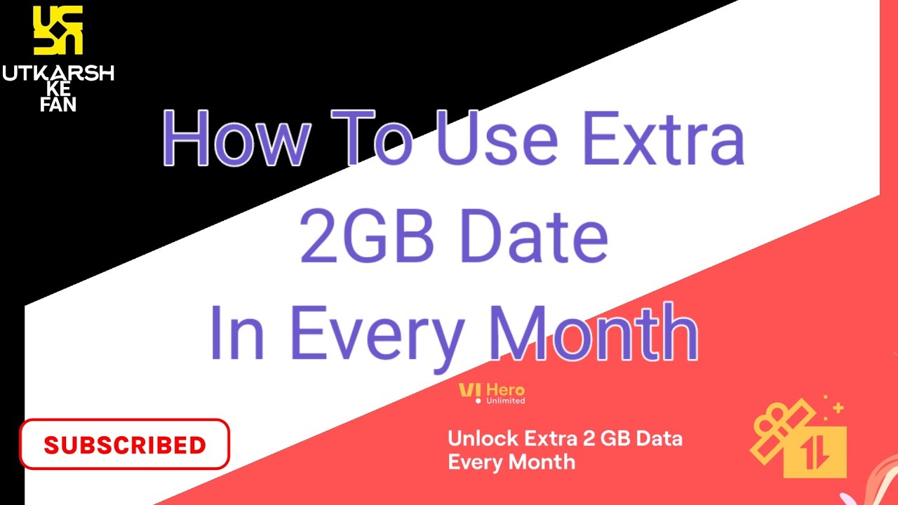 How To Use Extra 2GB Date In Every Month for vi Sim - YouTube