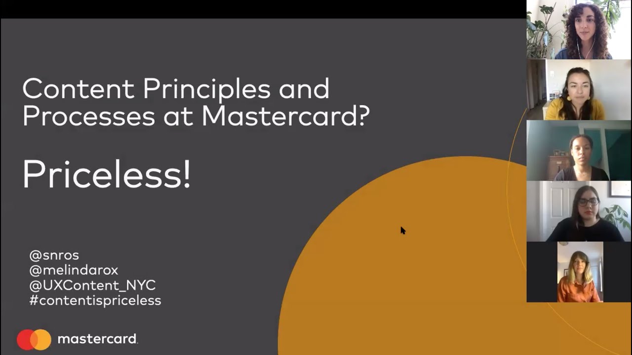 Content Principles and Processes @Mastercard? Priceless! - YouTube