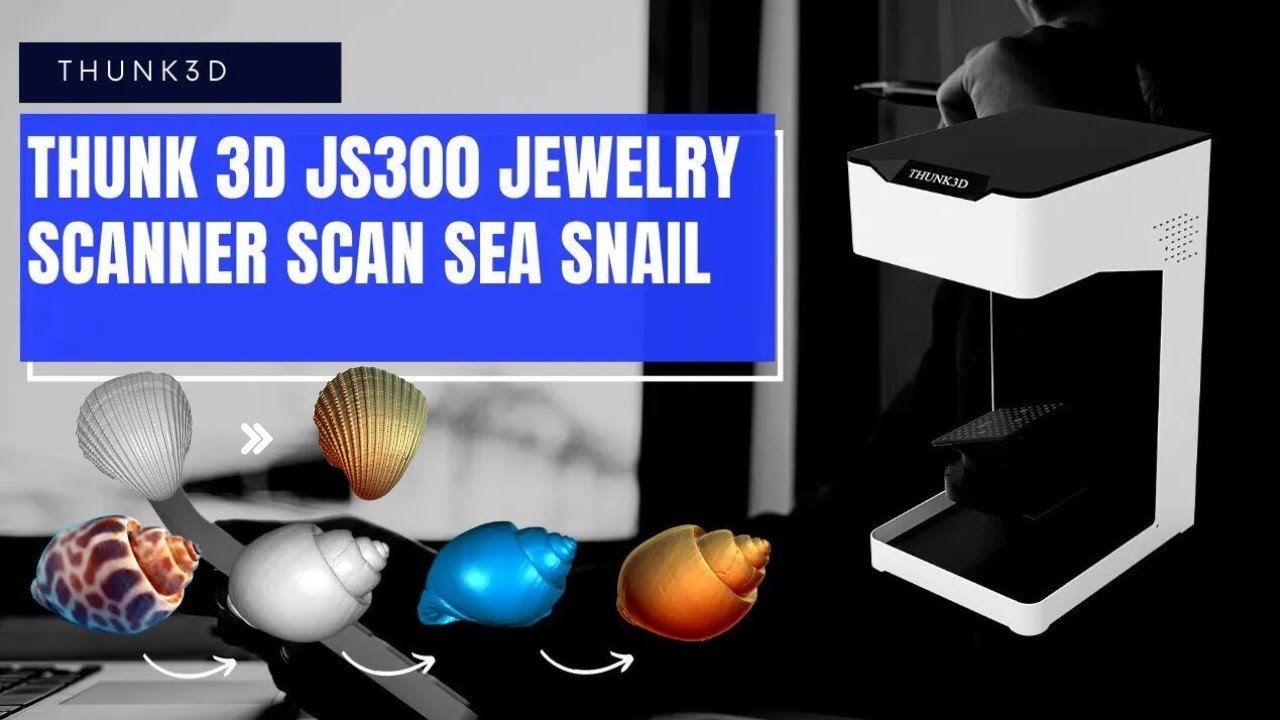 Thunk 3D JS300 jewelry scanner scan shell - YouTube