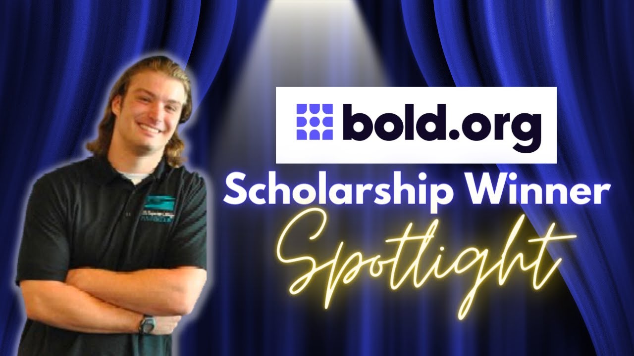 He WON a Scholarship from Bold.org 💸 | Winner Spotlight - YouTube