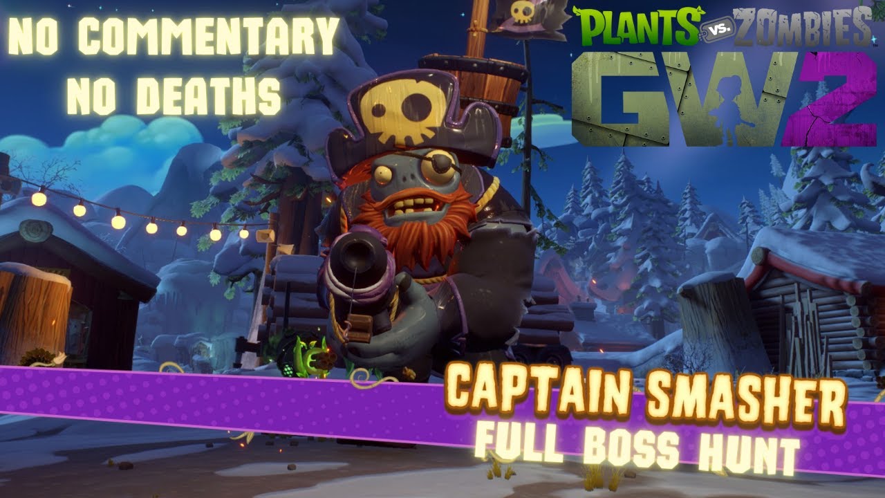 Plants vs. Zombies GW2 | Captain Smasher Full Boss Hunt + No Commentary ...