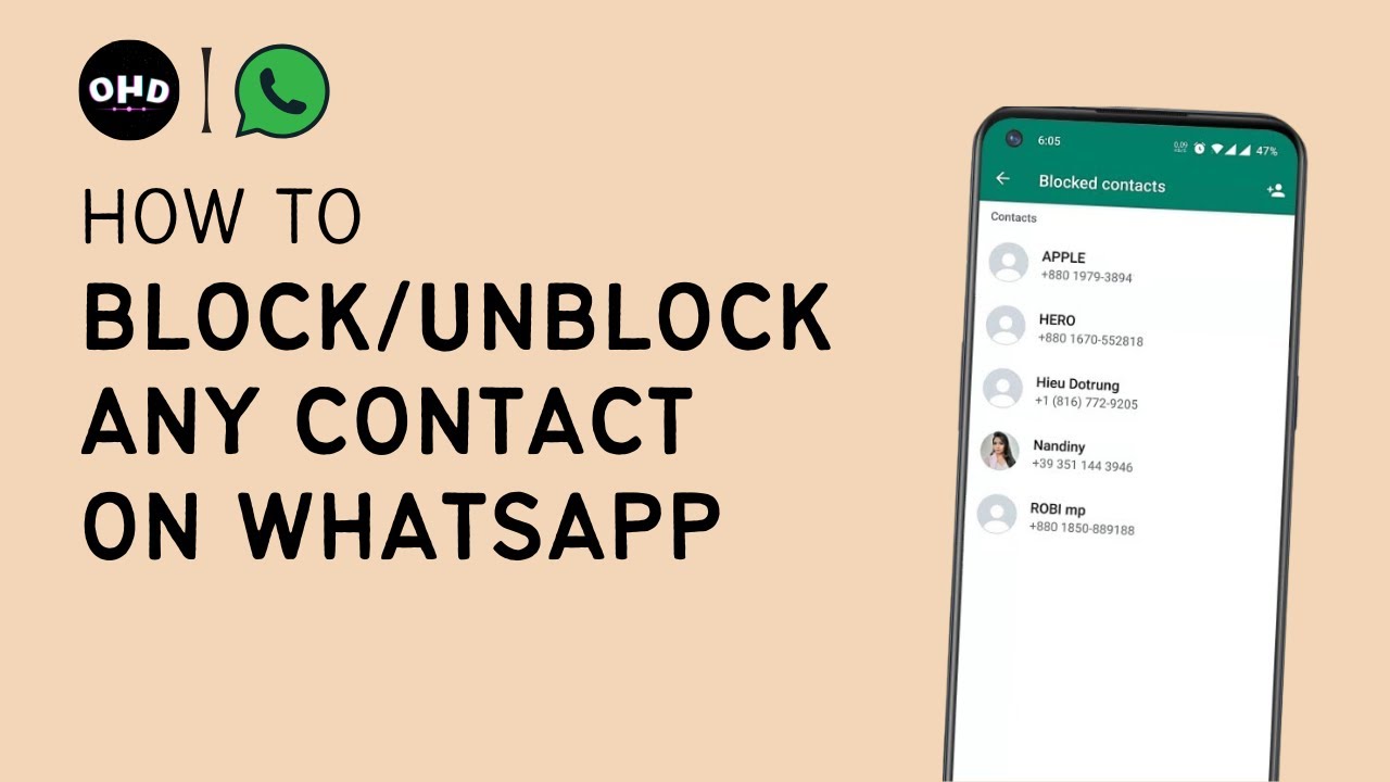 🚫 How to Unblock Any Contact on WhatsApp (2023) | Regain Communication ...
