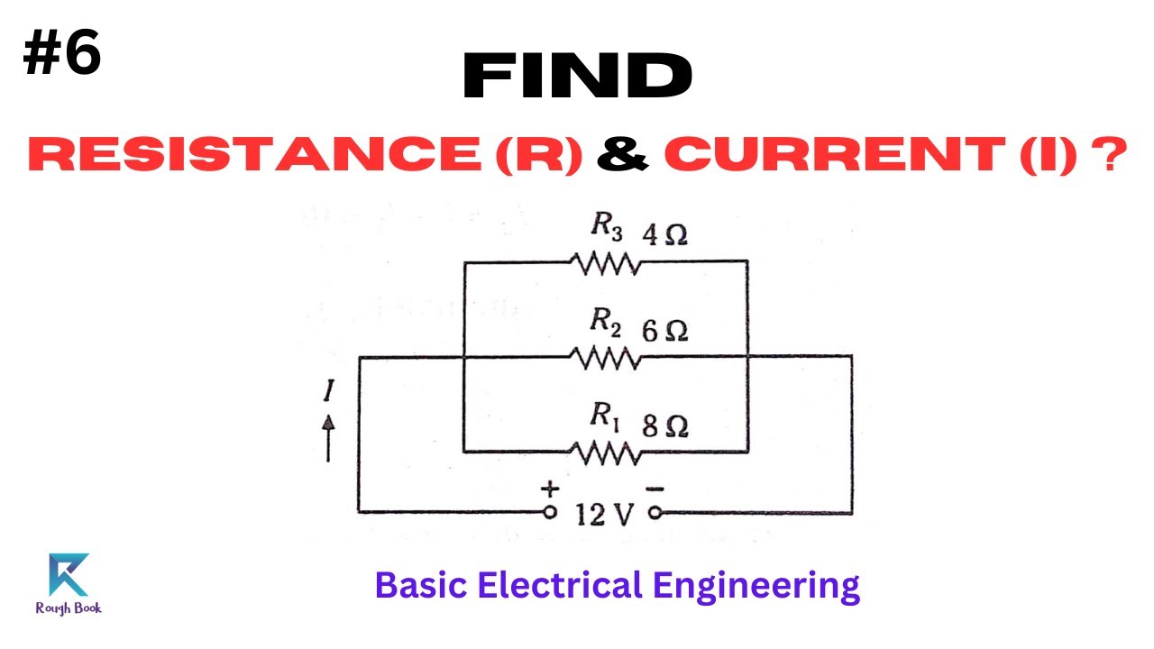 Find the effective resistance and the supply current to the circuit ...