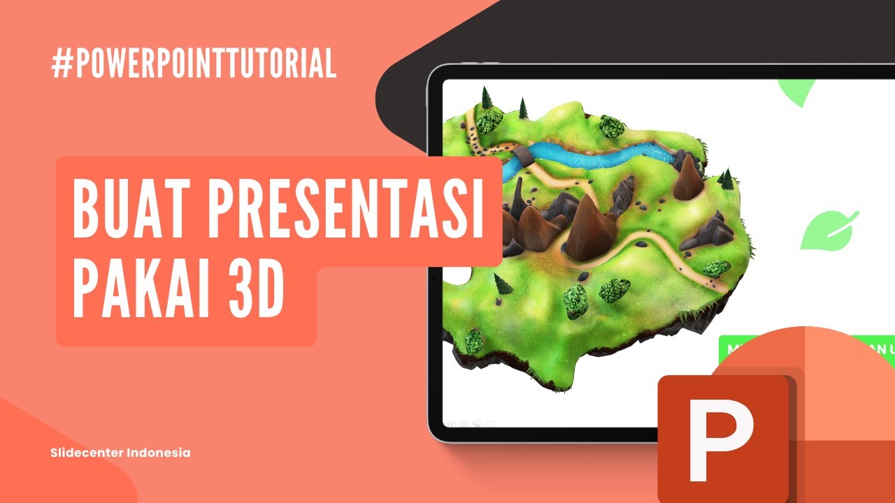 Buat Desain Presentasi Cuma Pakai 1 3D Model I Tutorial Powerpoint - YouTube