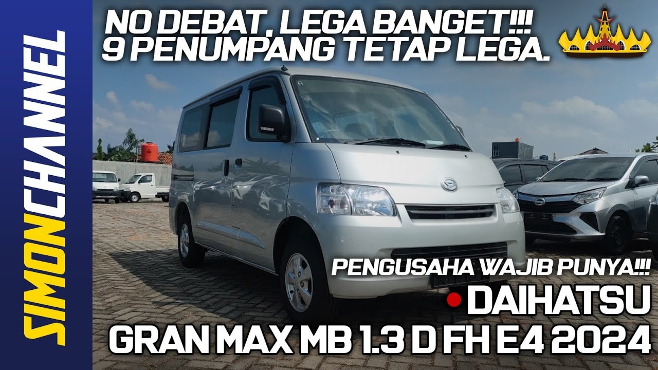 DAIHATSU GRAN MAX MB 1.3 D FH E4 [GMRV] 2024 - REVIEW INDONESIA - YouTube