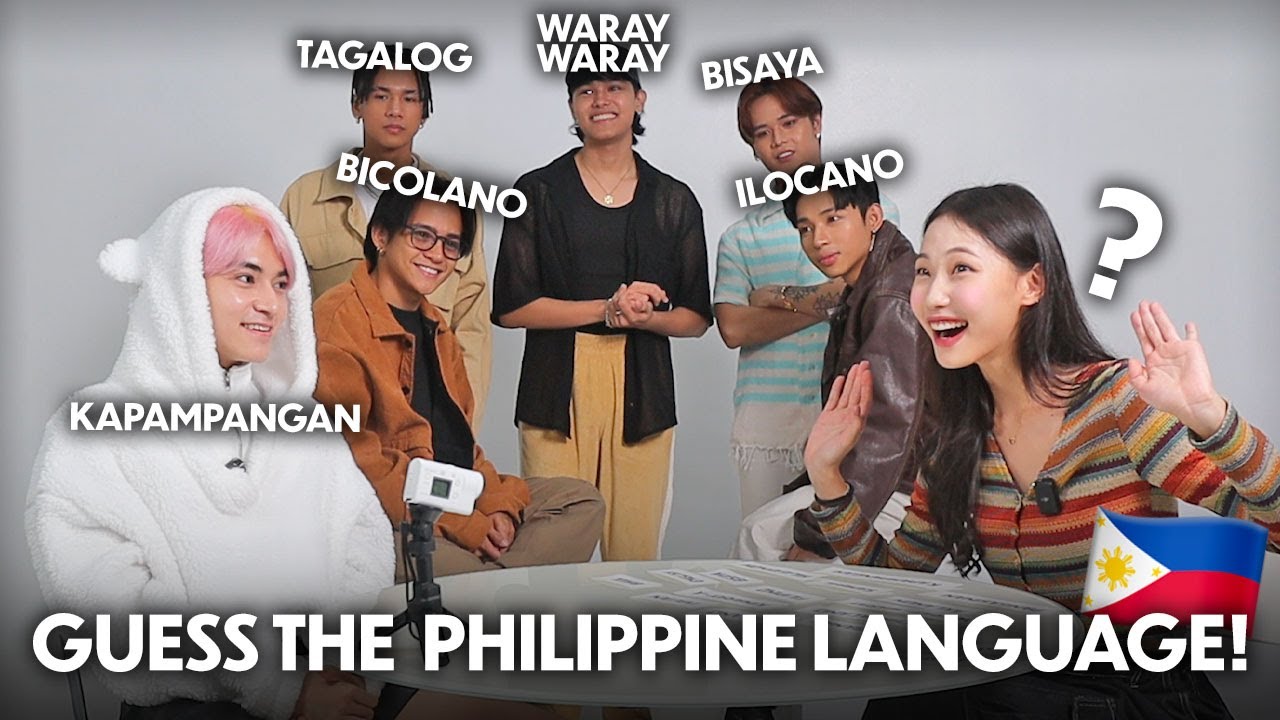 Korean’s Guess the Philippine Language Challenge! Ft. ALAMAT 🇵🇭 - YouTube