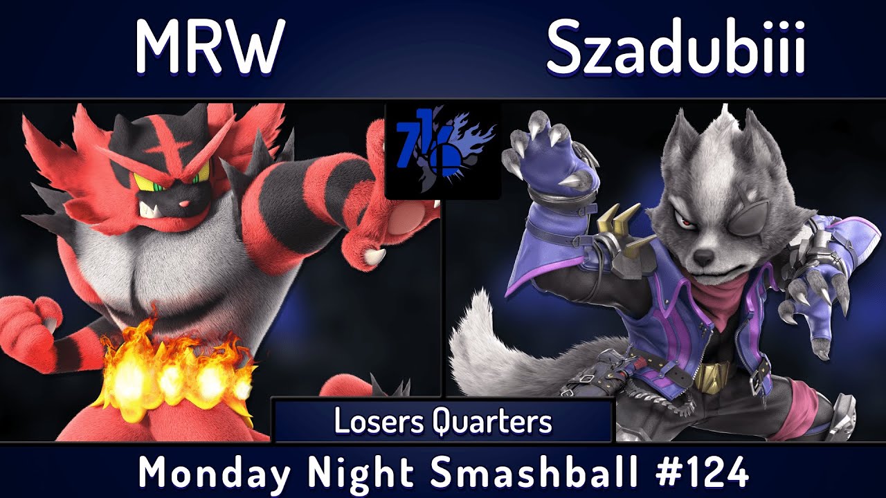 MNS # 124 | MRW (Incineroar) vs Szadubiii (Wolf) | LQF | SSBU Smash ...