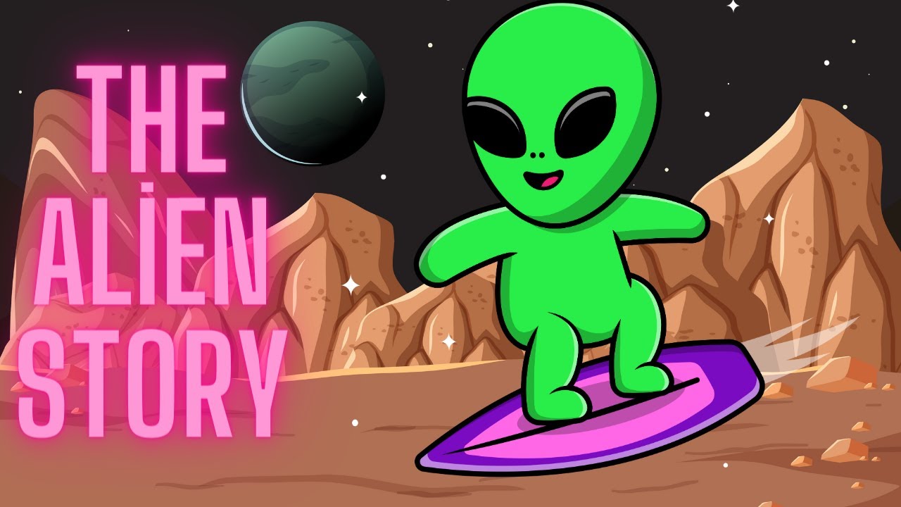 Green Alien Animation Movie-Bedtime Stories for Kids in English-Fairy ...