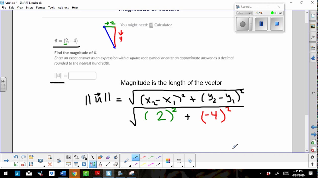 Video 3 Magnitude of vectors - YouTube