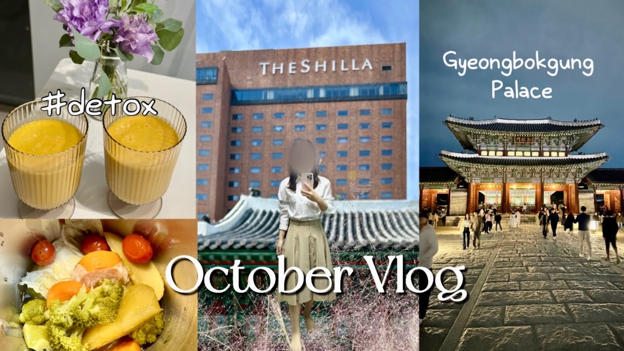 Vlog 신라호텔 영빈관 결혼식 하객후기결혼식 코스요리 식사정보 경복궁 야간개장 라코스테 클럽 김포 테니스아레나 해독주스 다이어트 베스트하임 두유제조기