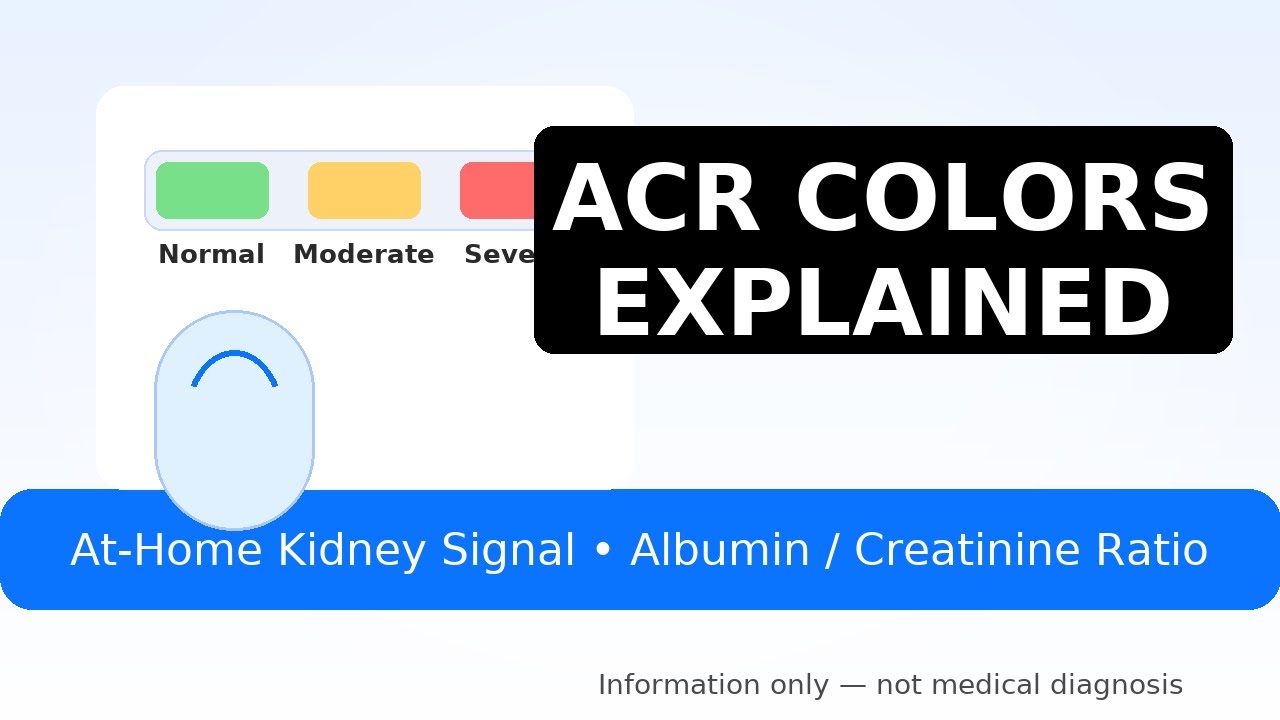 How to Read ACR at Home: What Each Color Really Means - YouTube