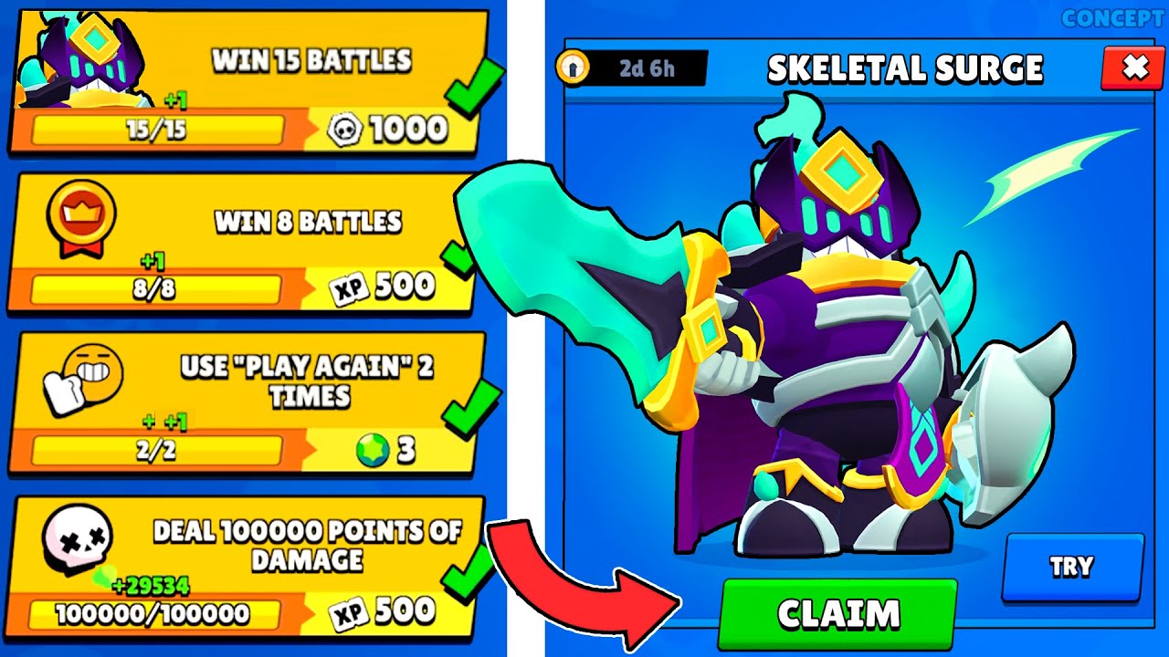 I Got SKELETAL SURGE SKIN! 🎁 SPECIAL QUEST REWARDS + Box Opening ...