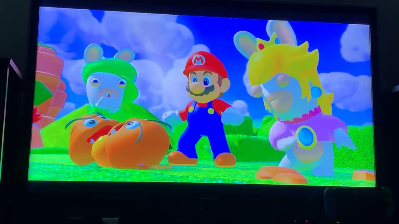 Mario and rabbits 🐰 kingdom battle walkthrough 1 ( 1/5) the Adventure ...