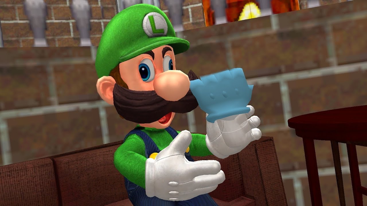 Luigi's first somewhat useless invention - YouTube