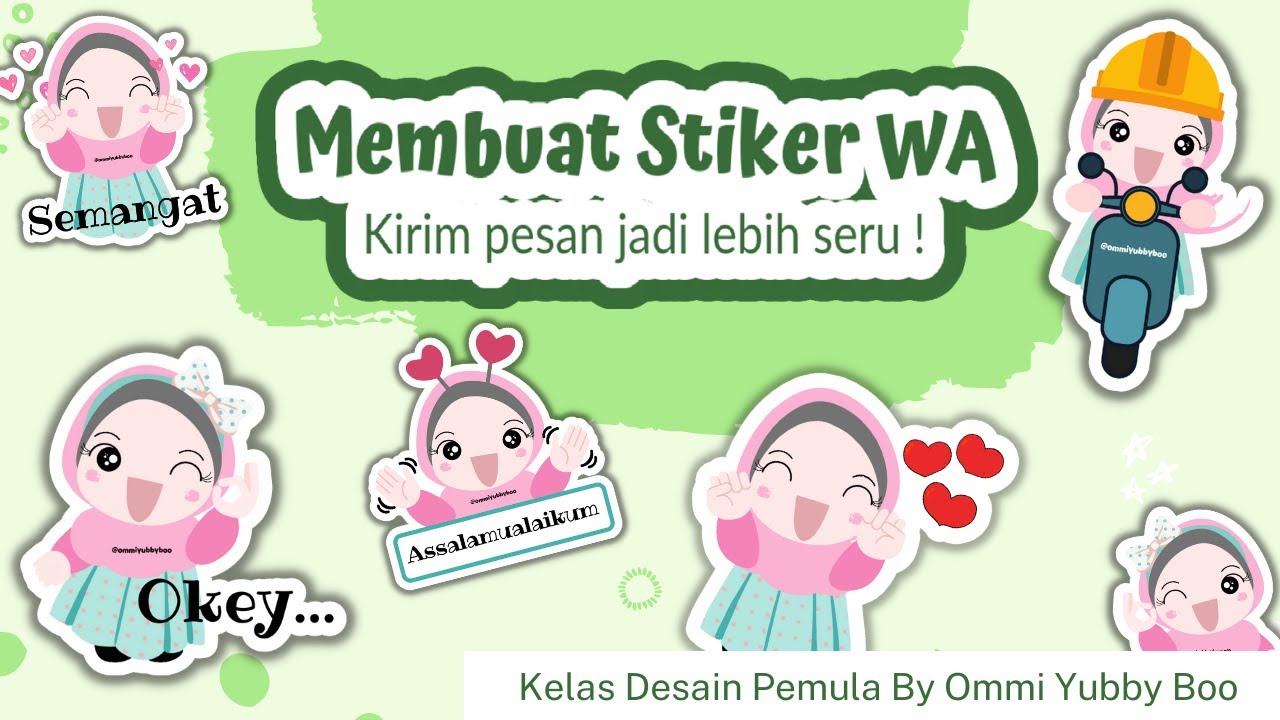 Cara membuat stiker WA - YouTube