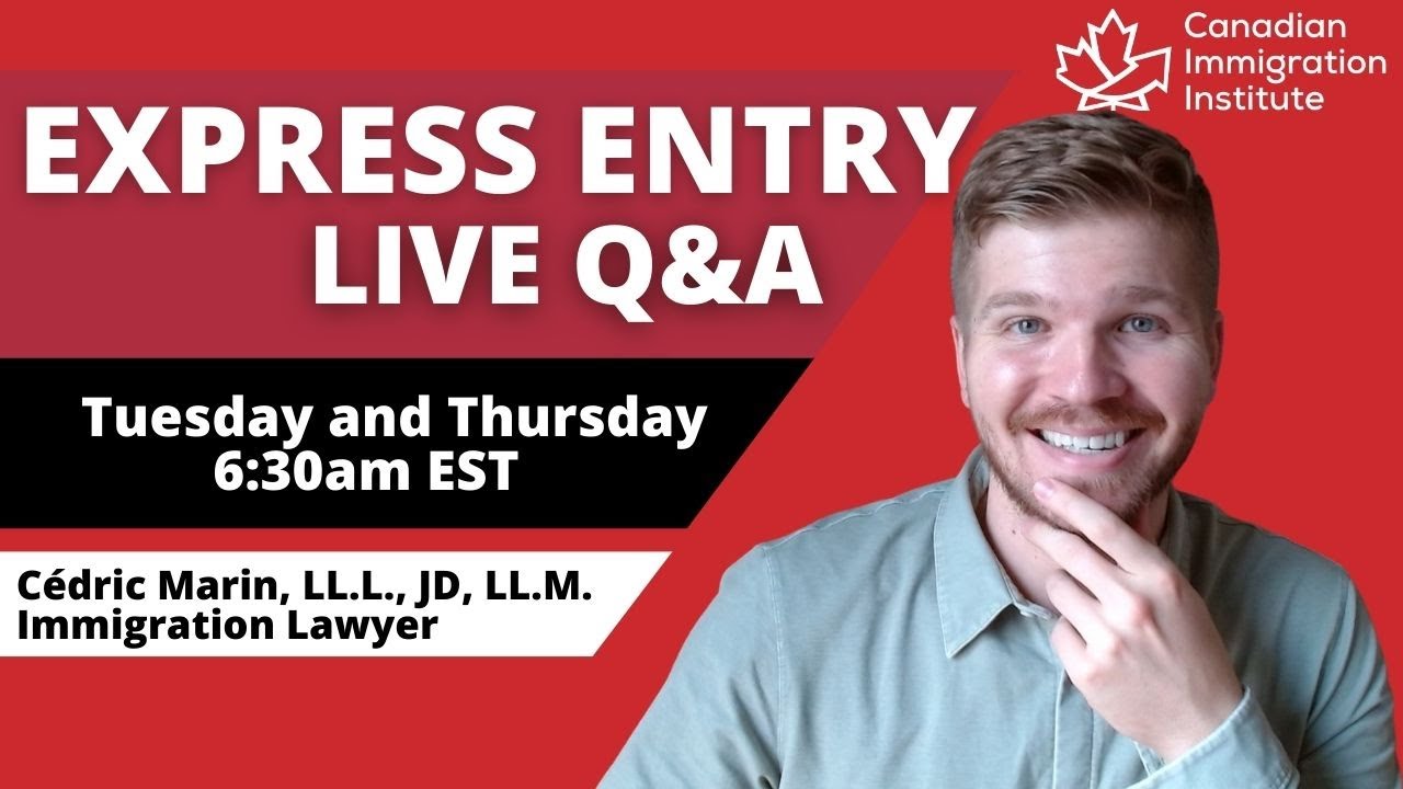 Vos questions d'immigration au Canada en DIRECT ! - LIVE Q and A ...