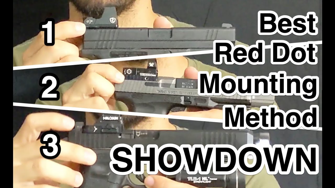 Pistol Red Dot Mounting Option SHOWDOWN! Which mounting method is best ...