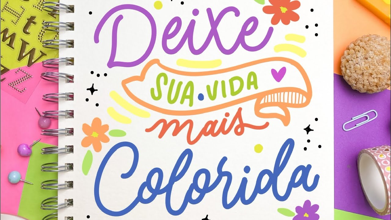 CAPAS DE MATÉRIAS COM LETTERING PARA SEU CADERNO - YouTube