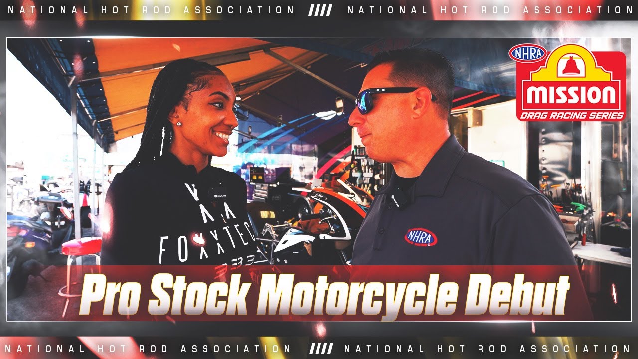 Dystany Spurlock talks ahead of NHRA Pro Stock Motorcycle debut - YouTube