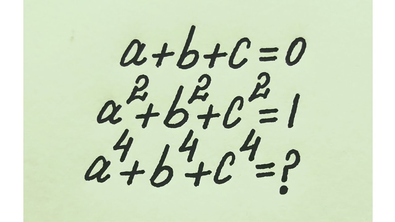 Hardest World Olympiad Math Algebra Problem l Easy & Tricky Solution ...