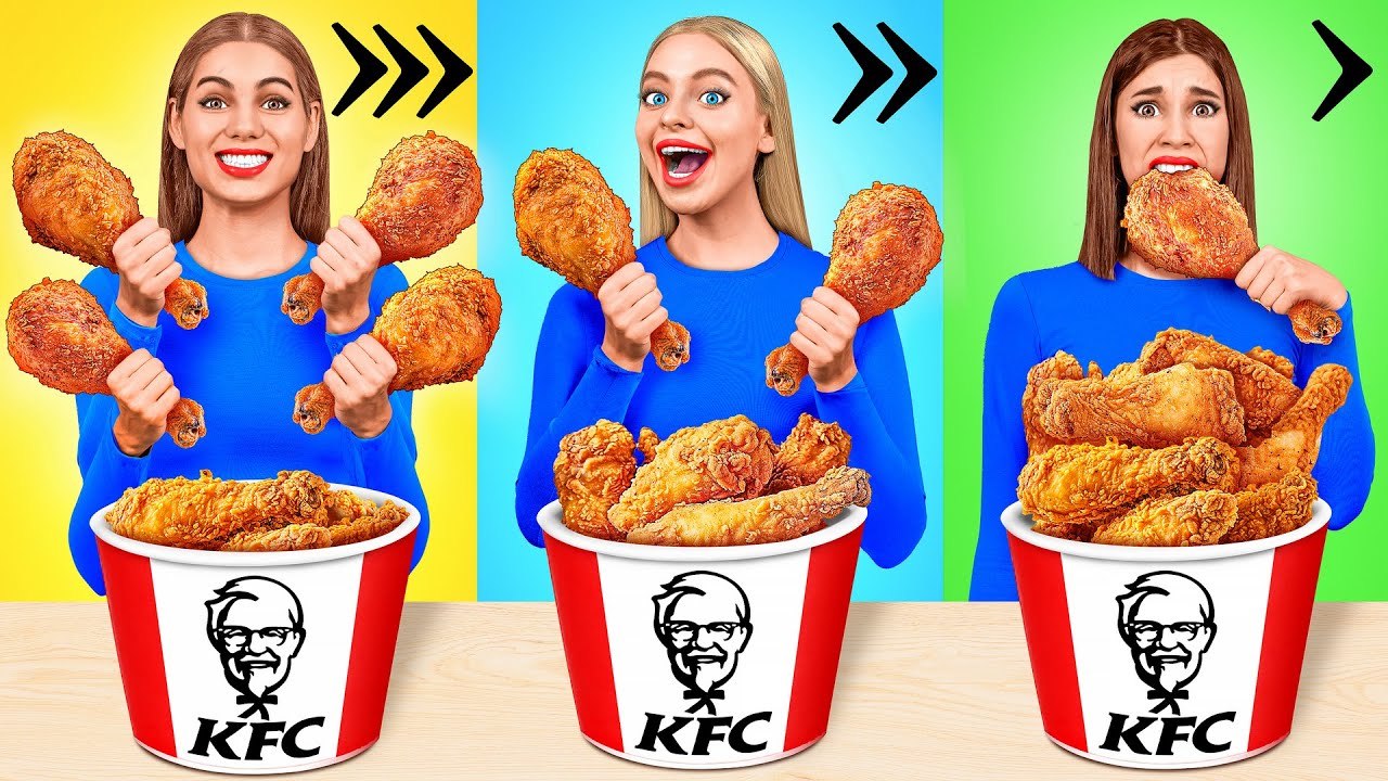 Fast, Medium or Slow Food Challenge | Crazy Challenge by Mega DO ...