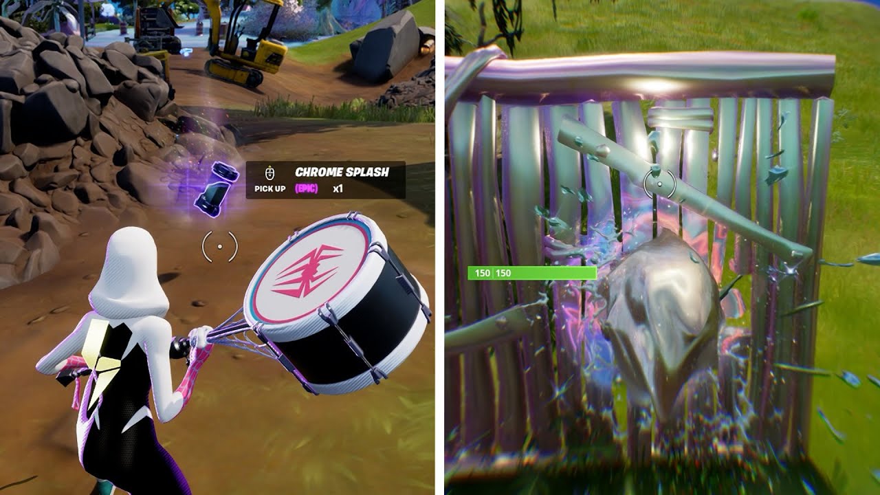 How to Use Chrome Splash on a structure and phase through it within 5 ...