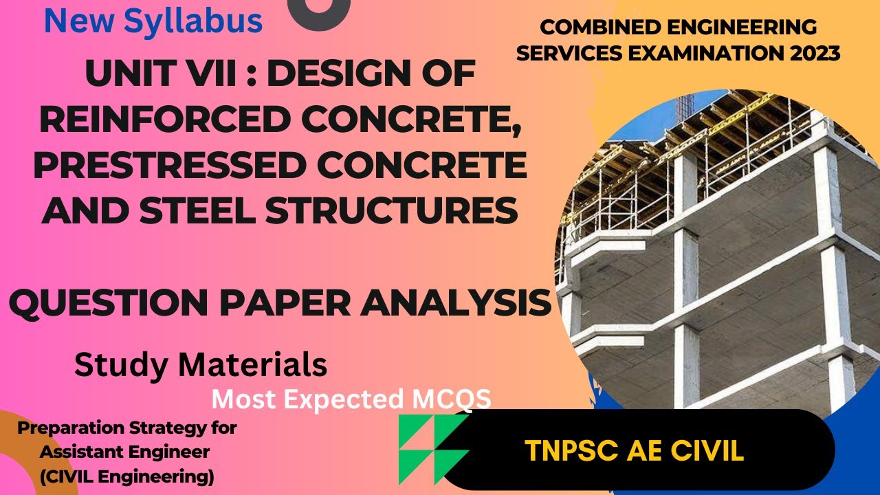 TNPSC AE Civil/Unit - VII Design of Reinforced Cement Concrete ...